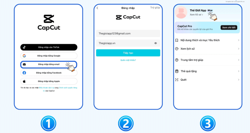Hướng Dẫn Login Capcut Trên điện Thoại Và PC